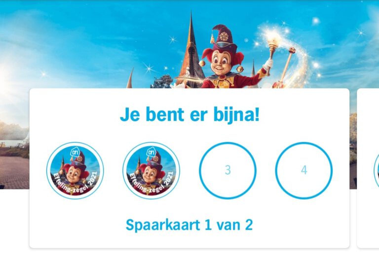 AH efteling actie 2021 spaar korting op Efteling tickets ...